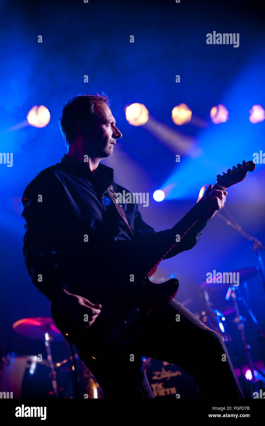 Concert of the Belgian rock band Daan at the Zeverrock festival ...