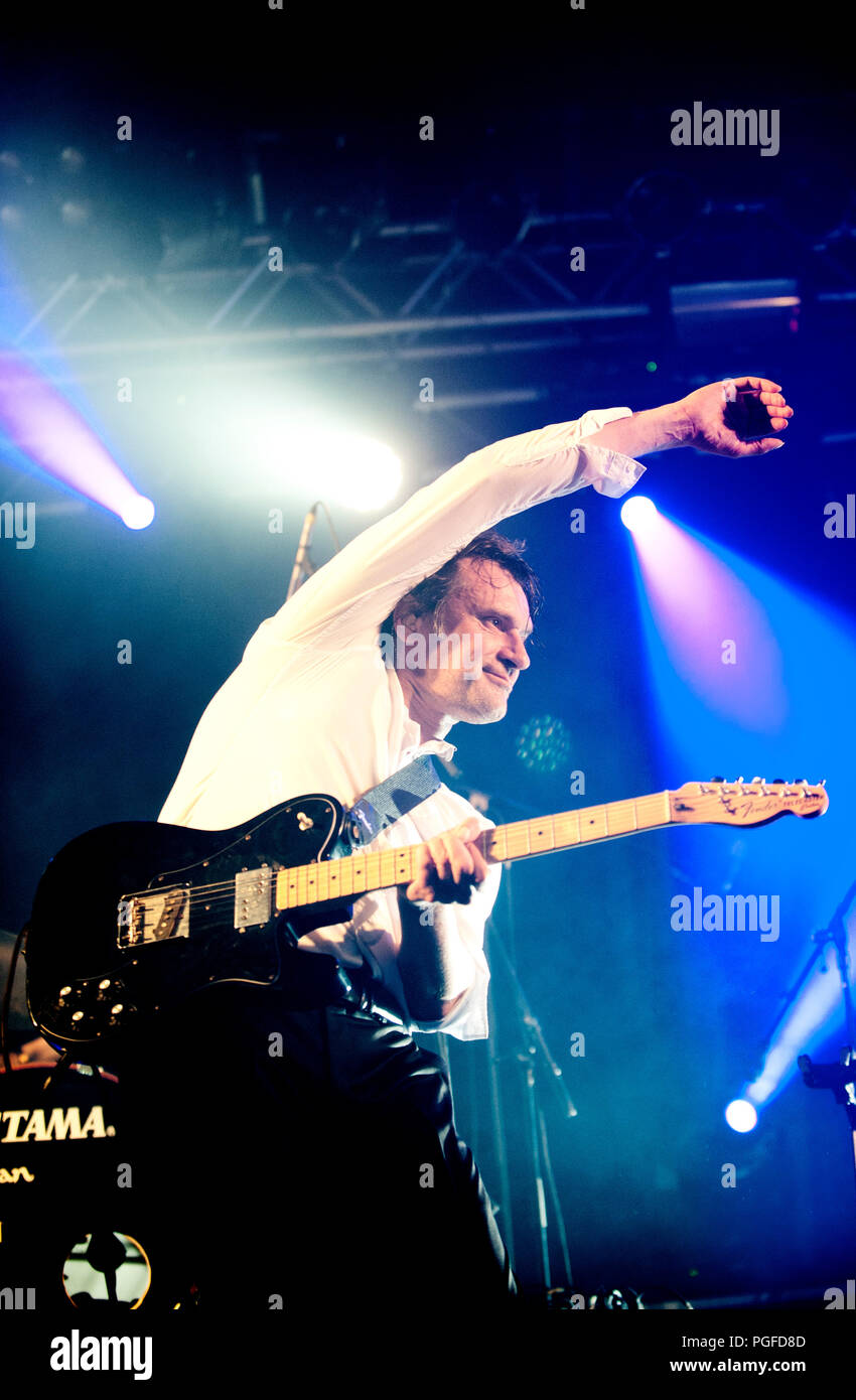 Concert of the Belgian rock band Daan at the Zeverrock festival ...