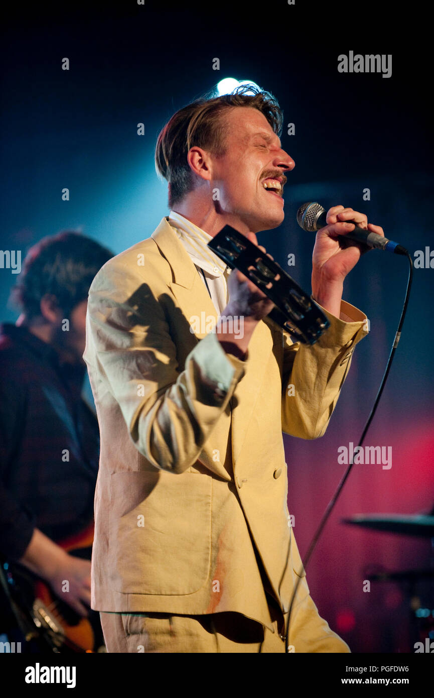 Concert of the Belgian pop band Das Pop in the Amerikaans Theater ...