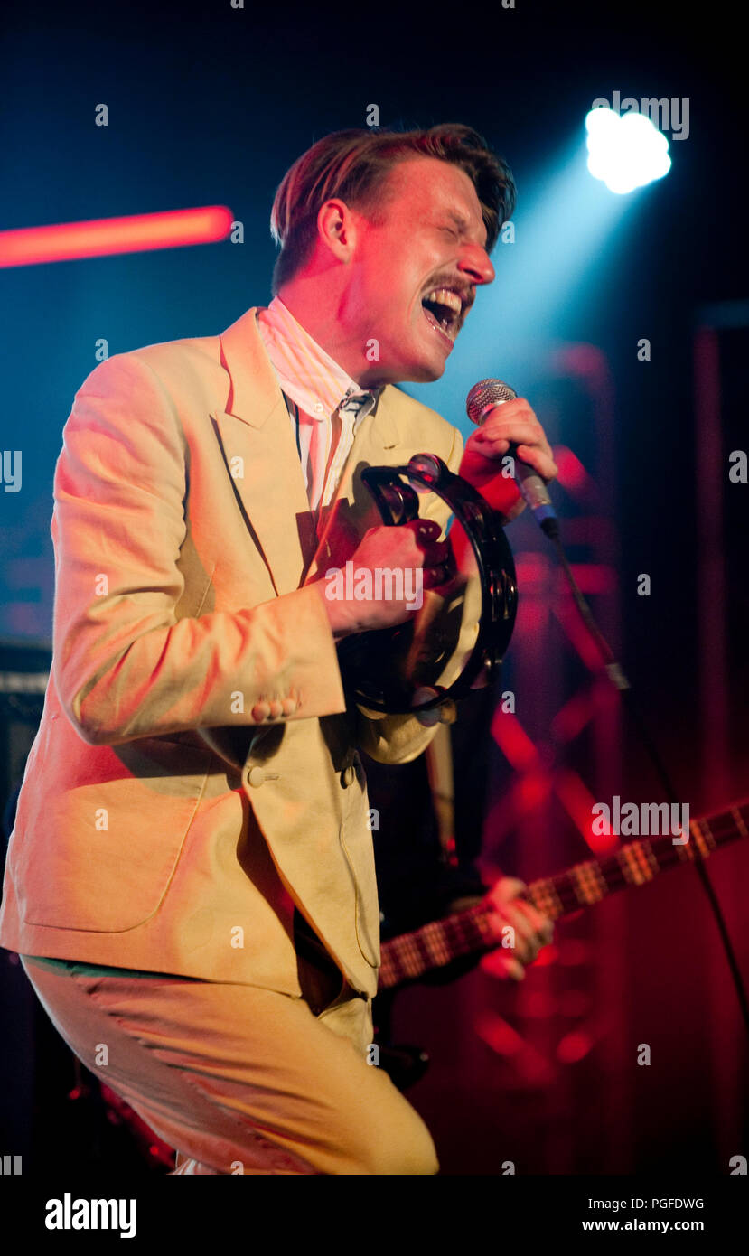 Concert of the Belgian pop band Das Pop in the Amerikaans Theater ...
