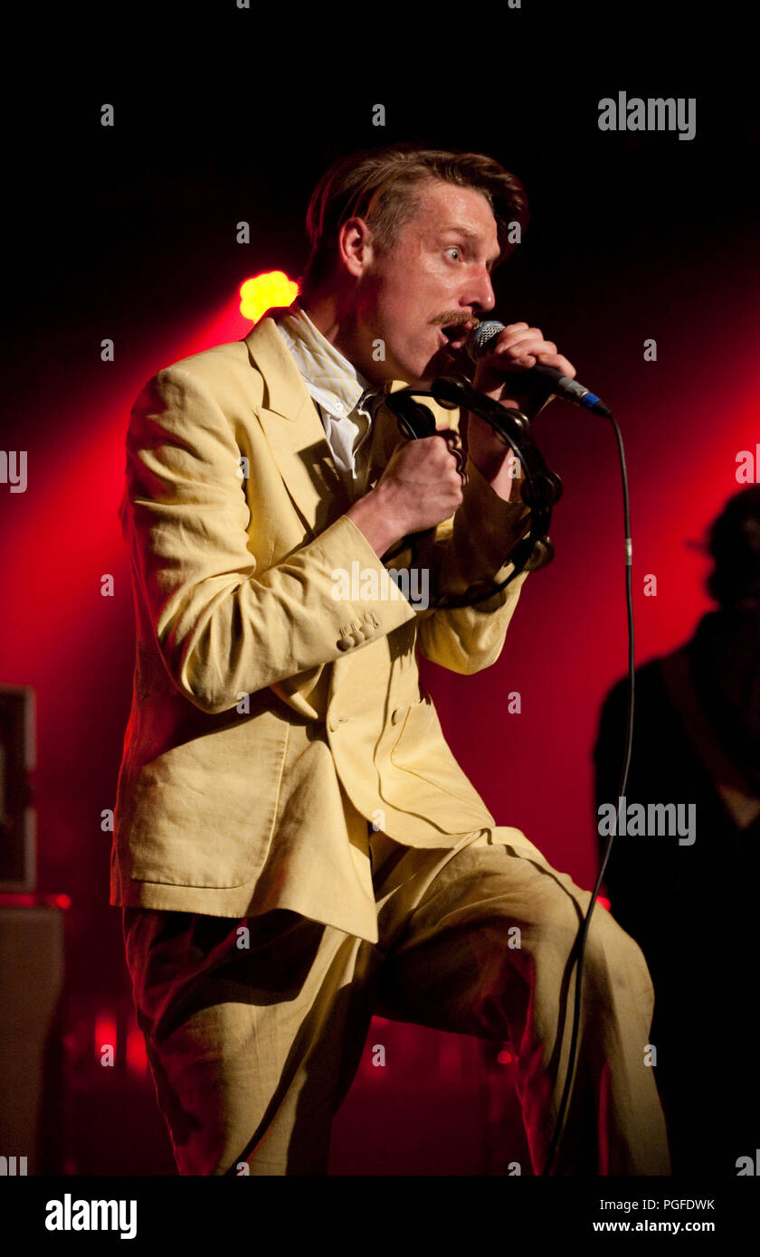 Concert of the Belgian pop band Das Pop in the Amerikaans Theater ...