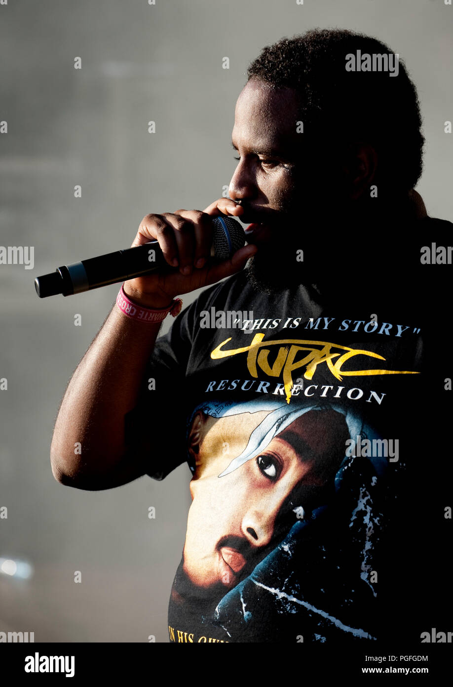 Dutch rap group De Jeugd Van Tegenwoordig performing at the Studay ...