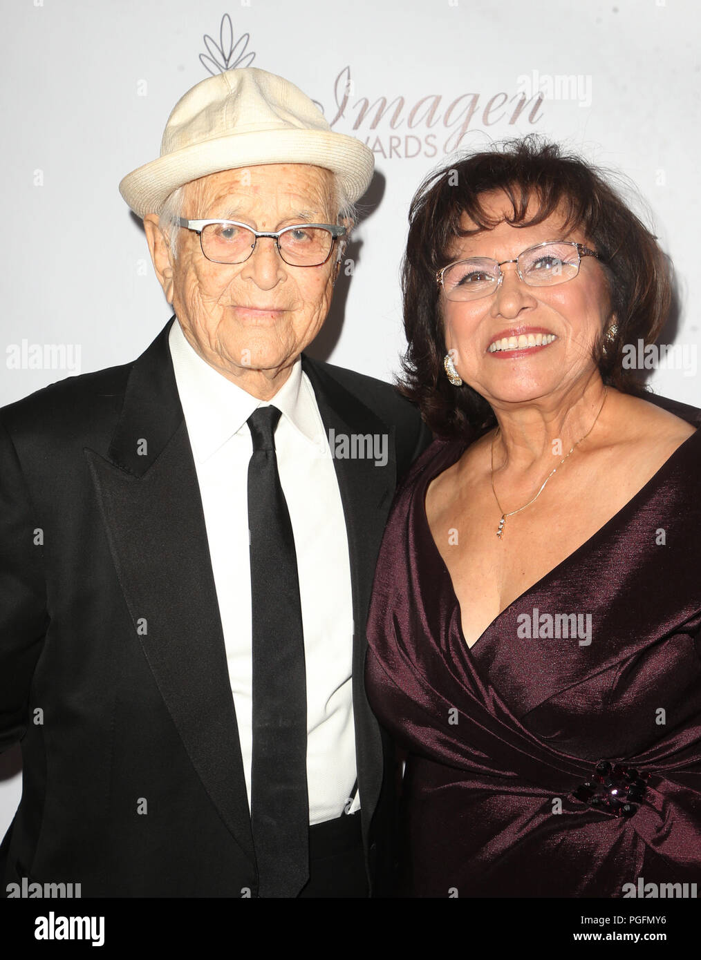 Los Angeles, Ca, USA. 25th Aug, 2018. Norman Lear, Helen Hernandez ...