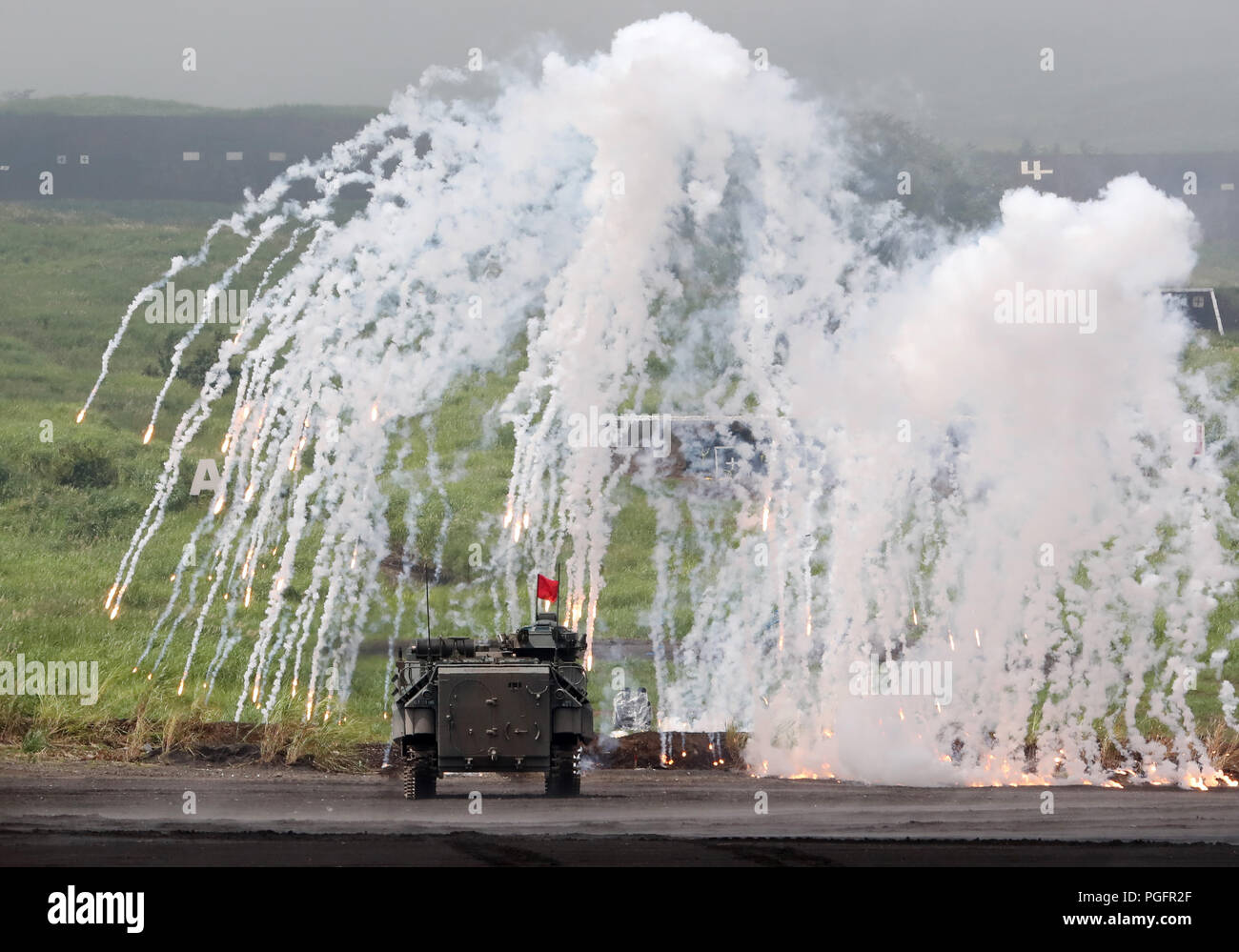 Gotemba, Japan. 26th Aug, 2018. Japanese Ground Self-Defense Forces ...
