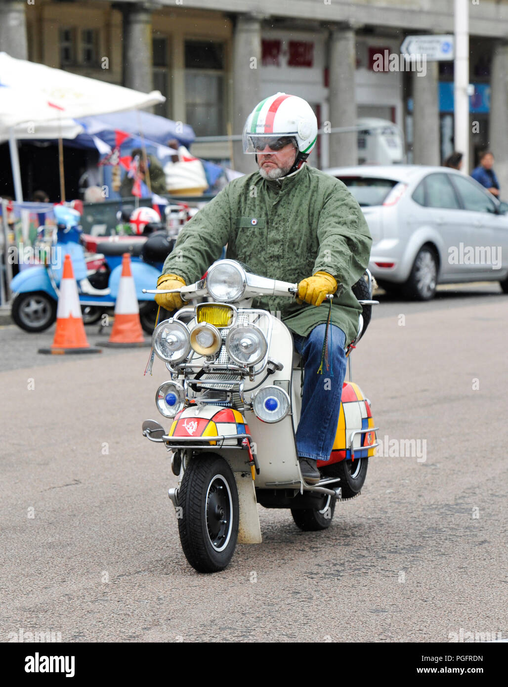 Brighton mods 2018 hi-res stock photography and images - Alamy