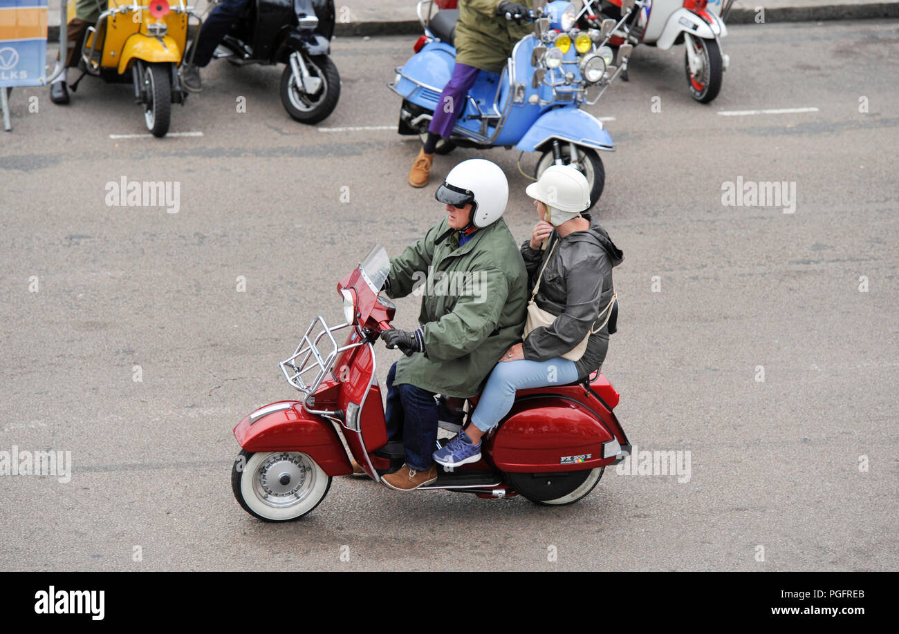 1960s mod scooters hi-res stock photography and images - Alamy