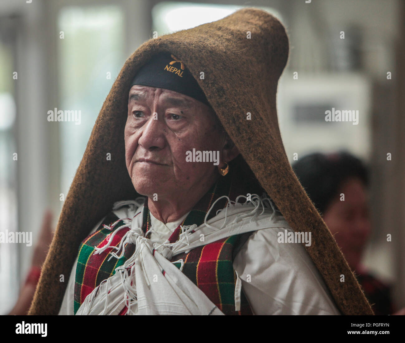 Nepali people in traditional costumes hi-res stock photography and ...