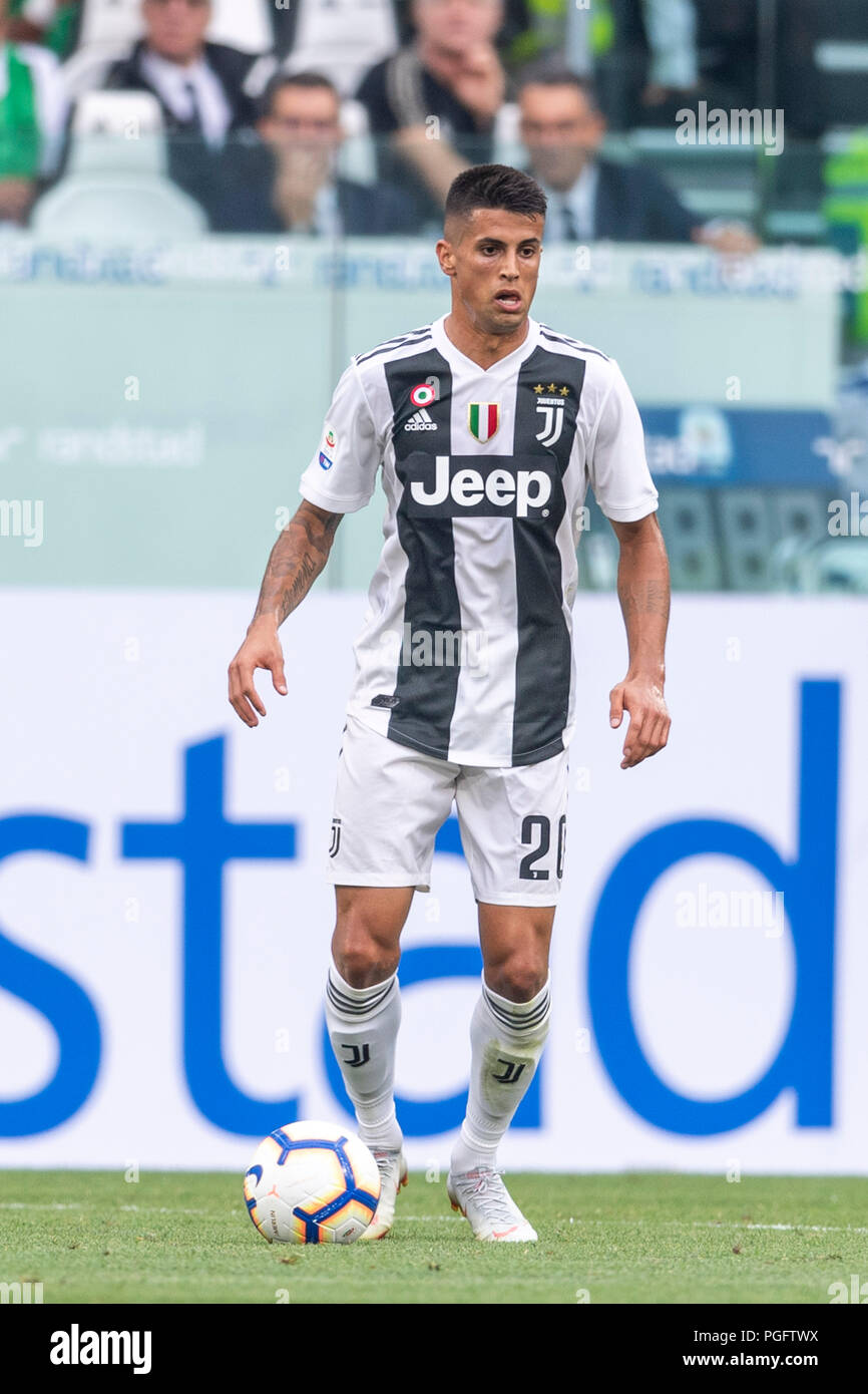 Turin, Italy. 25th Aug, 2018. Joao Pedro Cavaco Cancelo (Juventus ...