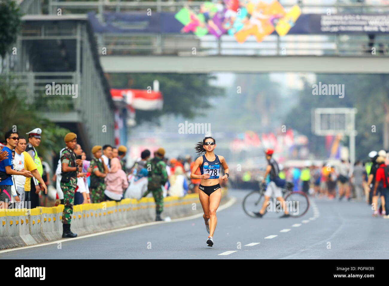 Women's marathon at jakarta city hi-res stock photography and images ...