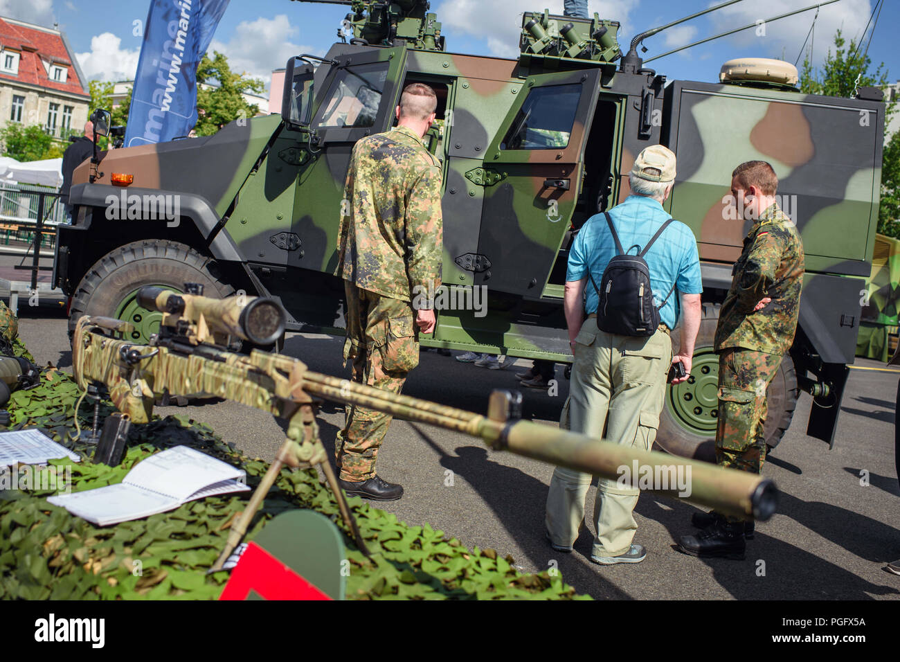 Berlin, Germany. 26th Aug, 2018. During the Open Day of the Federal ...