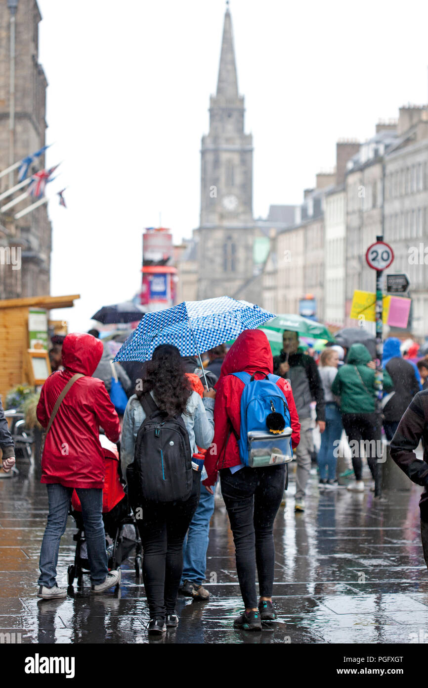 Edinburgh, Scotland, Uk. 26 August 2018. Weather Edinburgh Fringe on ...