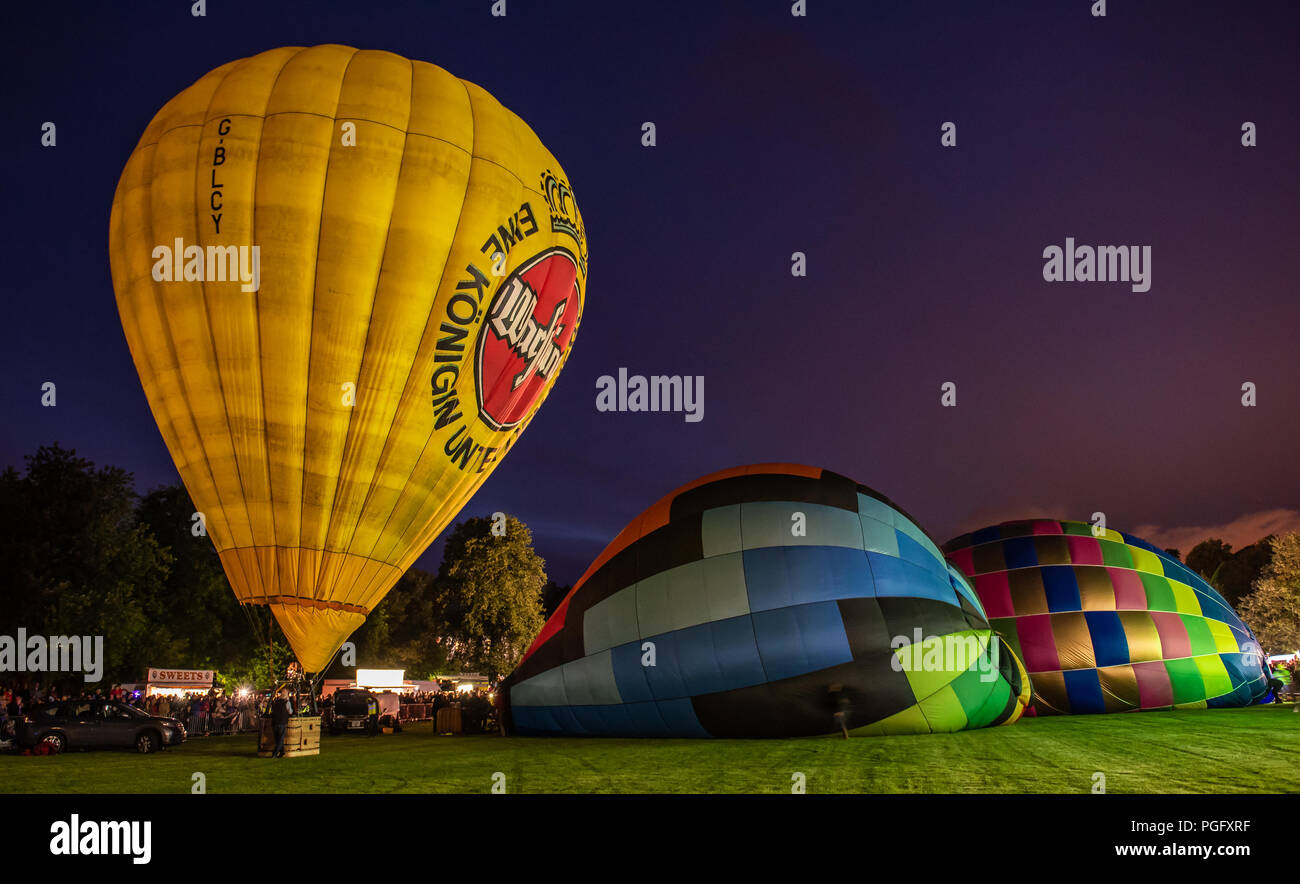 Strathaven, Scotland, 25th Aug, 2018. “The Glow” at the international ...