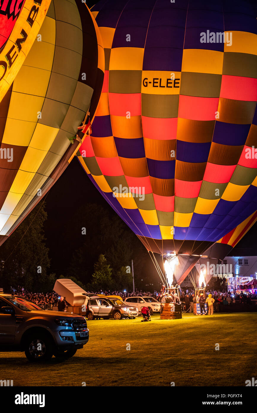 Strathaven, Scotland, 25th Aug, 2018. “The Glow” at the international ...