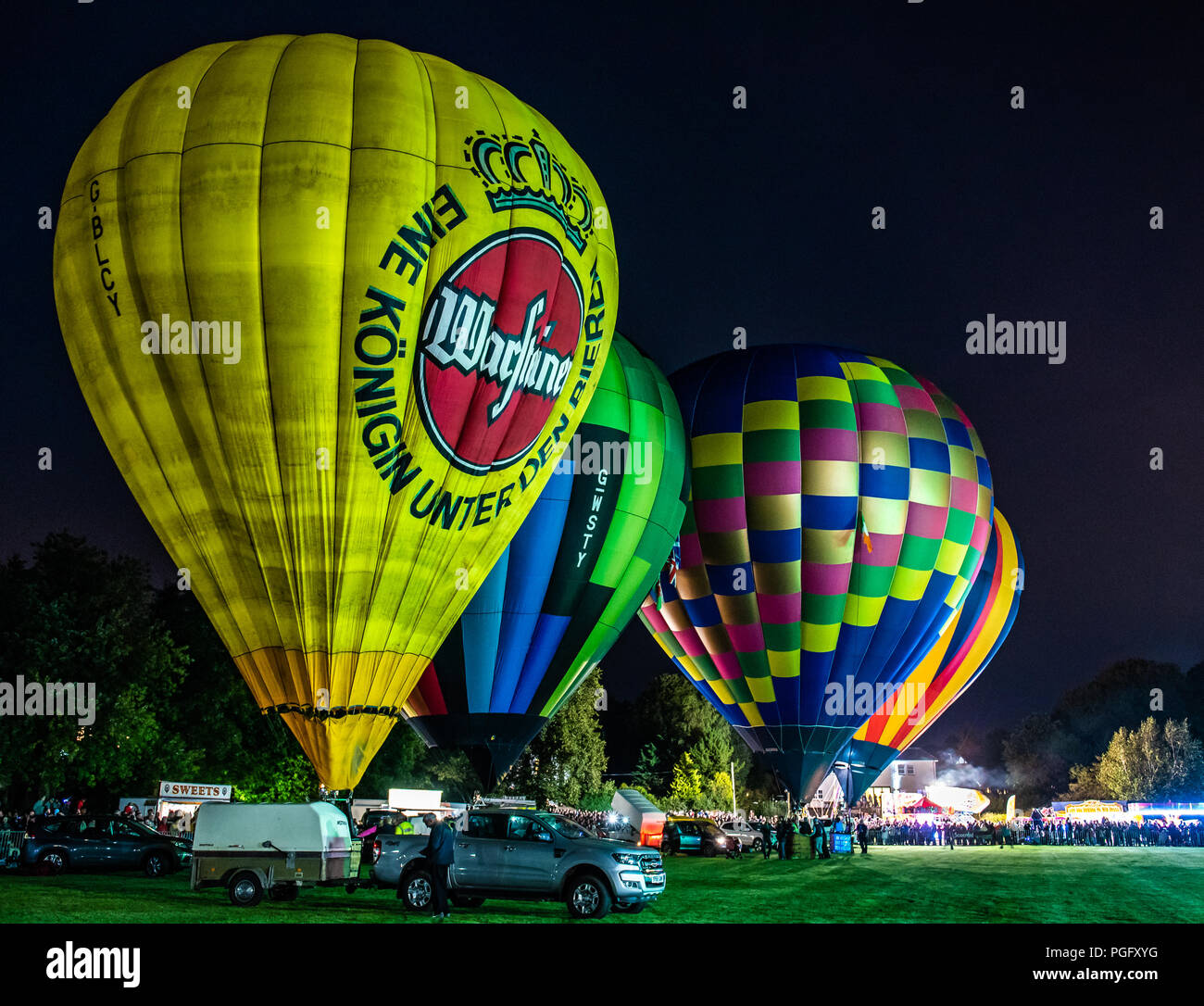 Strathaven, Scotland, 25th Aug, 2018. “The Glow” at the international ...