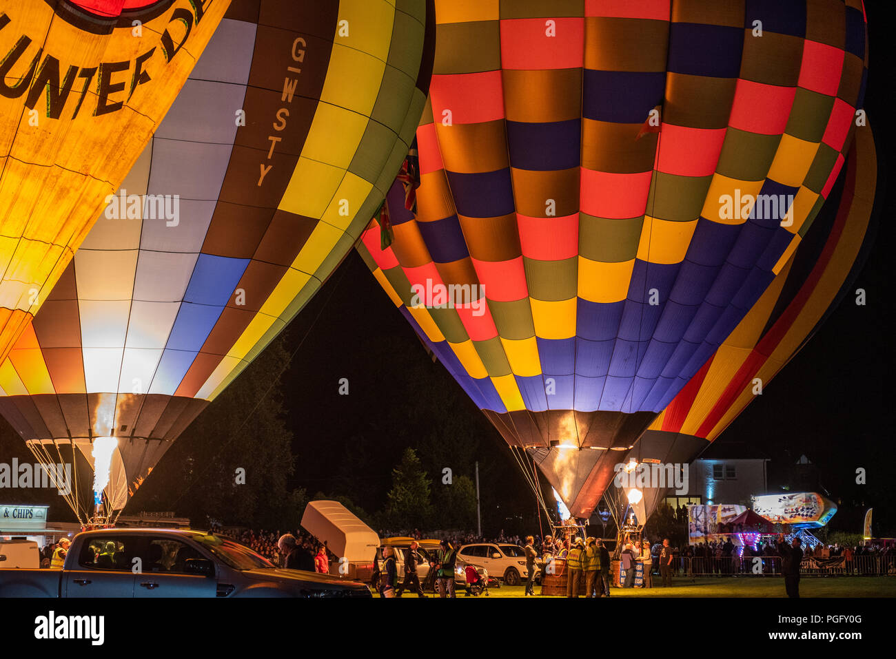 Strathaven, Scotland, 25th Aug, 2018. “The Glow” at the international ...