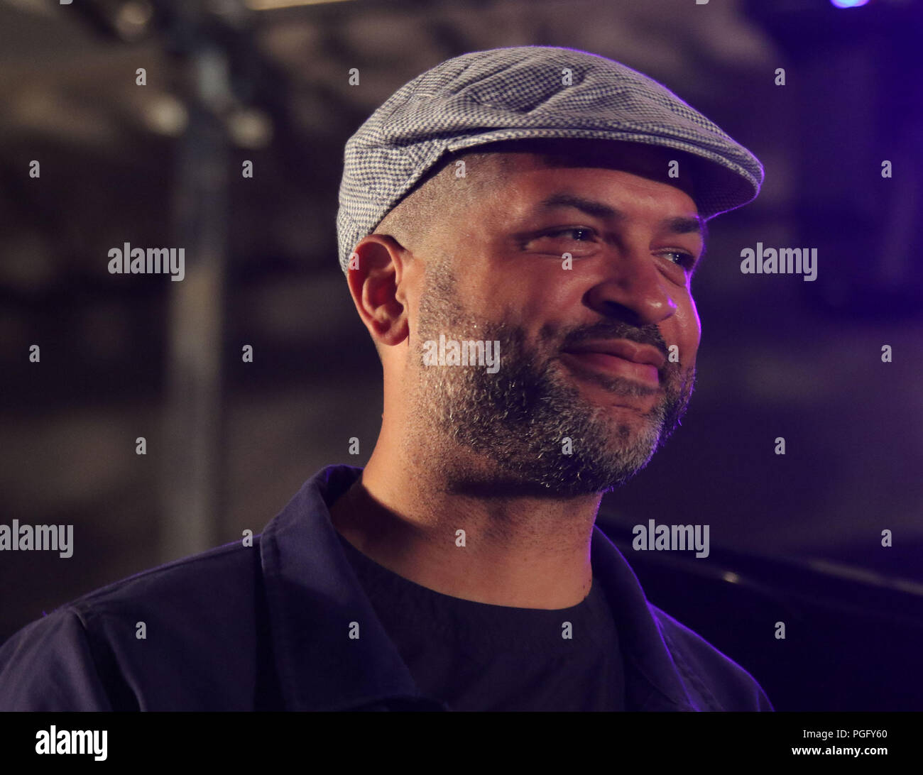 New York City, New York, USA. 24th Aug, 2018. Jazz pianist JASON MORAN ...