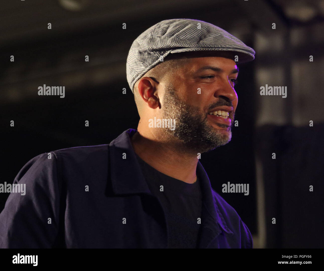 New York City, New York, USA. 24th Aug, 2018. Jazz pianist JASON MORAN ...