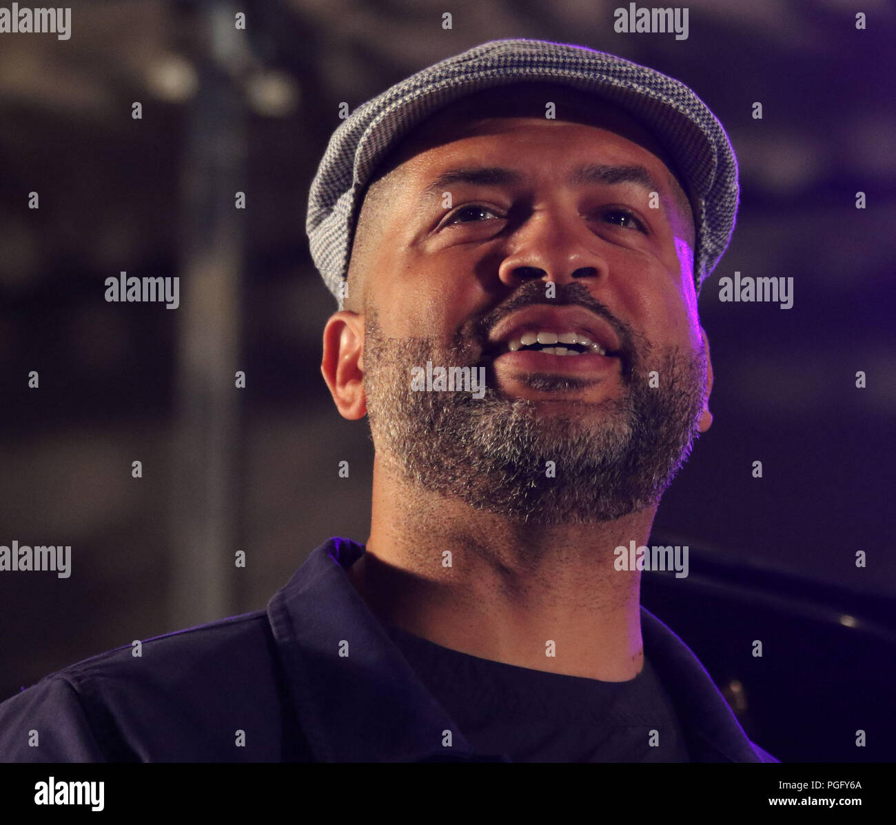 New York City, New York, USA. 24th Aug, 2018. Jazz pianist JASON MORAN ...