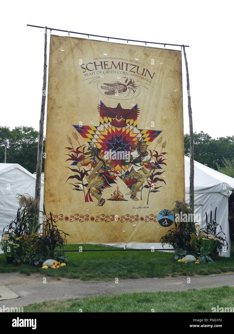 MASHANTUCKET RESERVATION, CT, USA-AUGUST 25, 2018: Schemitzun The 27th ...