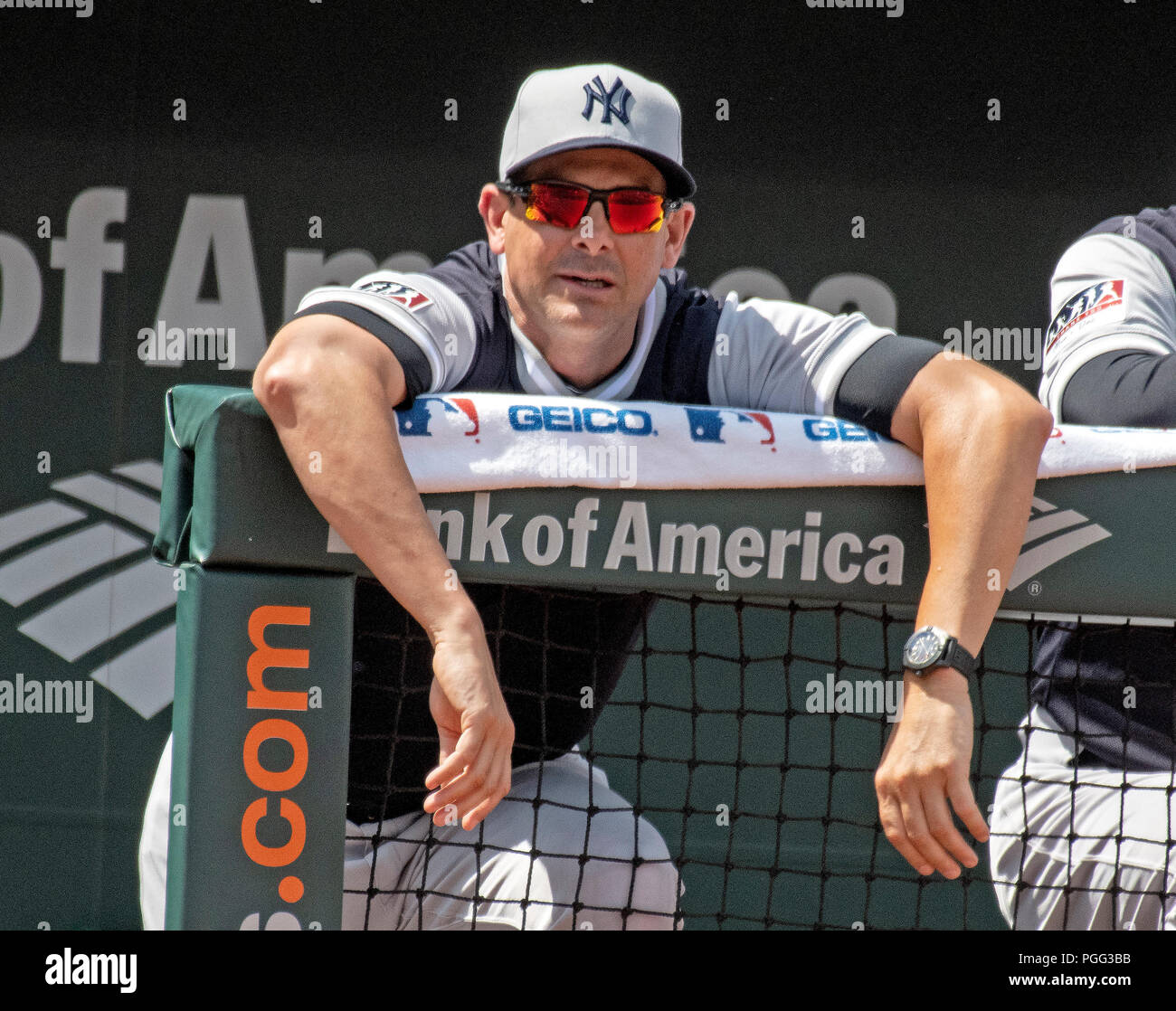 Baltimore, United States Of America. 25th Aug, 2018. New York Yankees ...