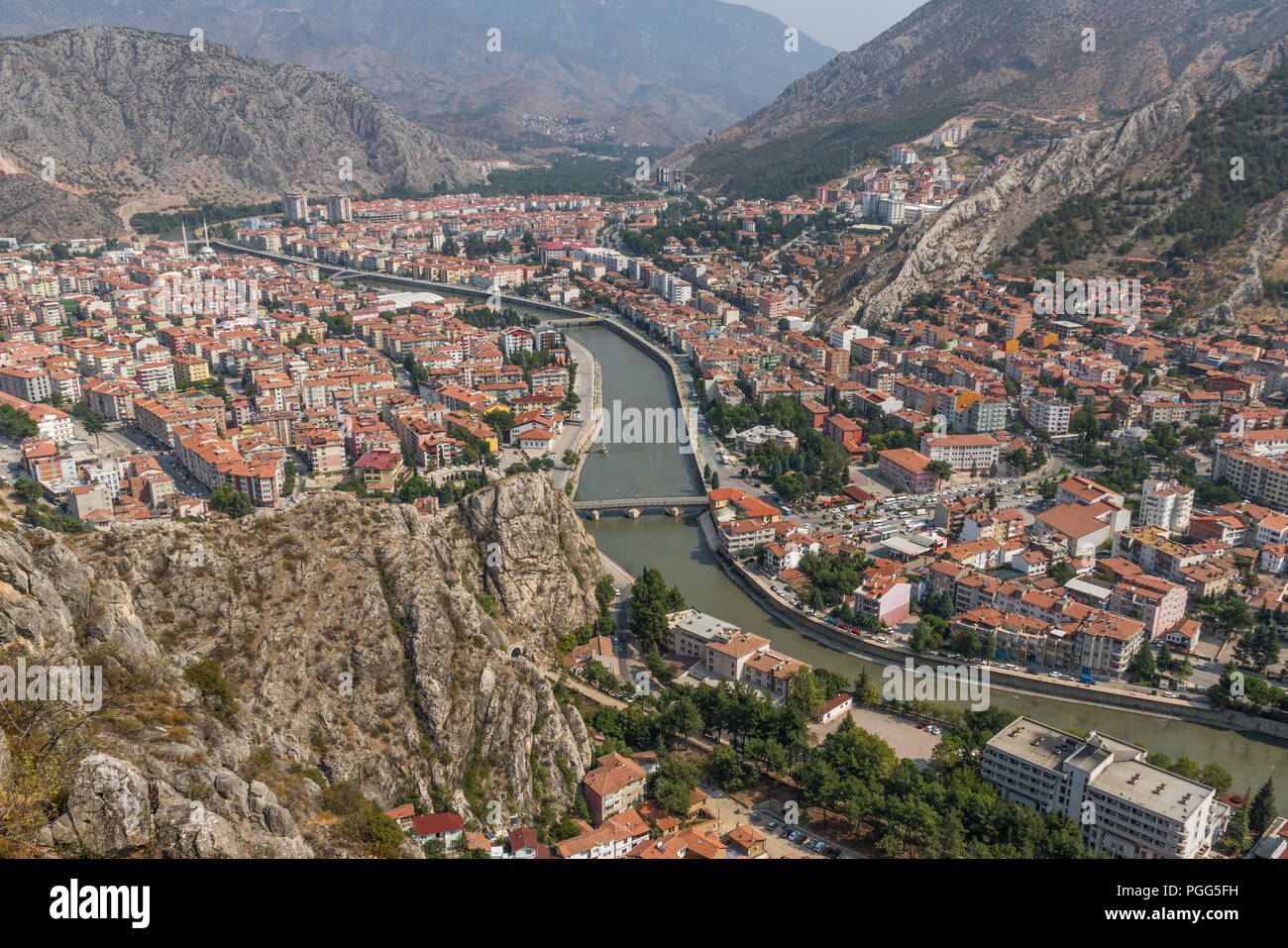 Amasya, Turkey - Amasya is known the typical Ottoman buildings. Here in ...