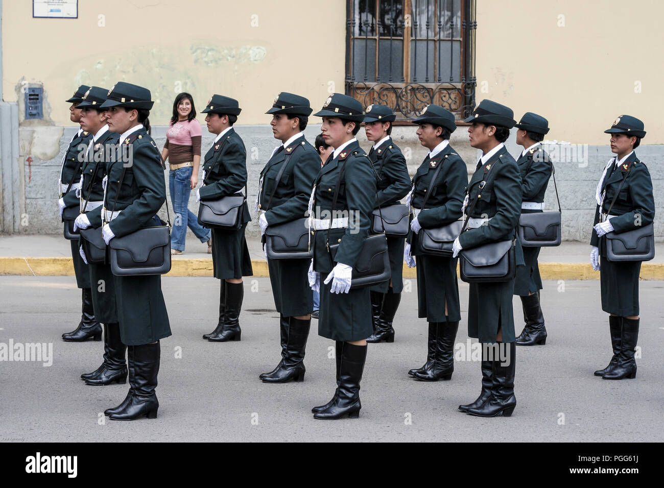 Police woman peru hi-res stock photography and images - Alamy