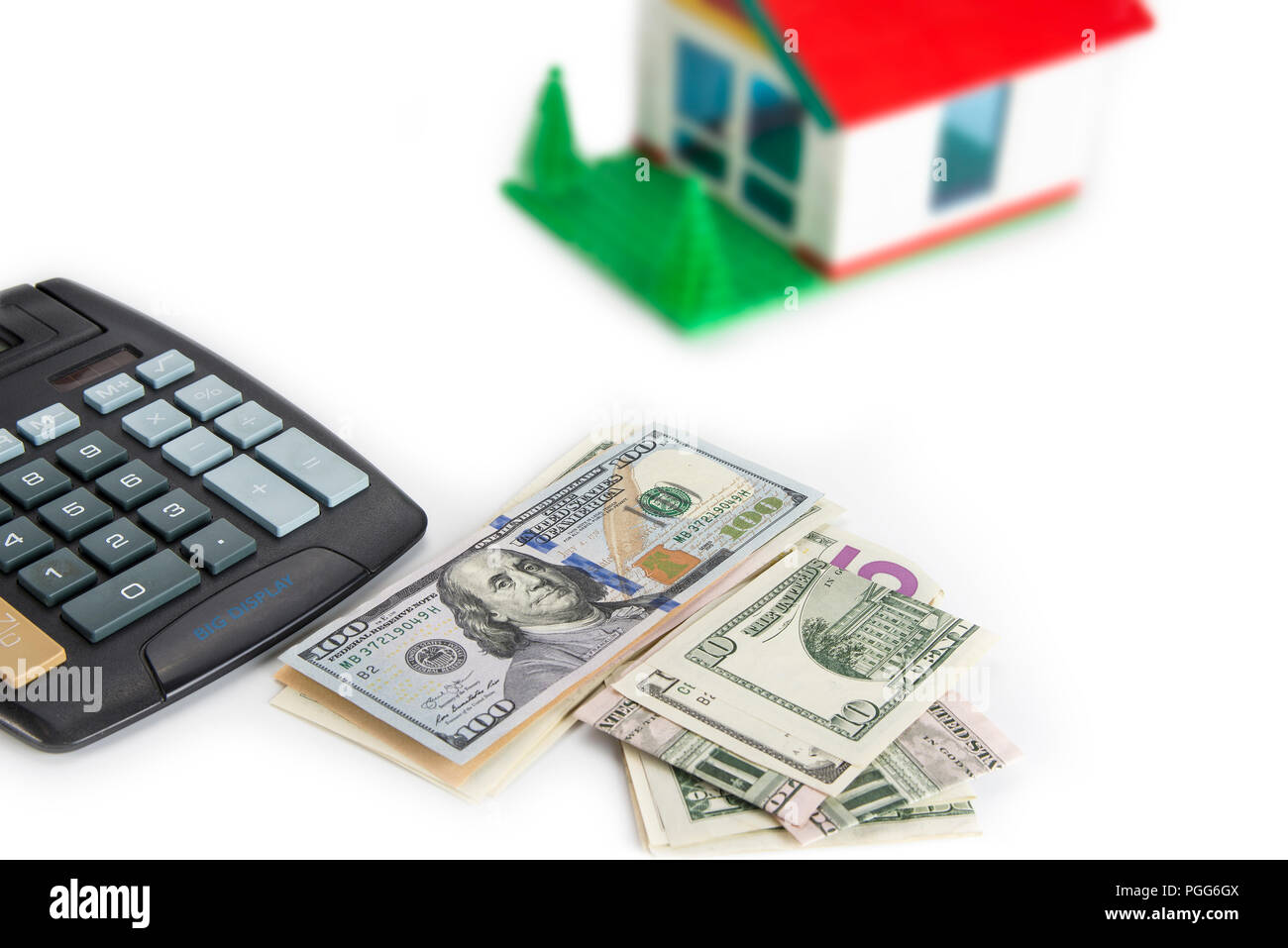 Calculating saving money house hi-res stock photography and images - Alamy