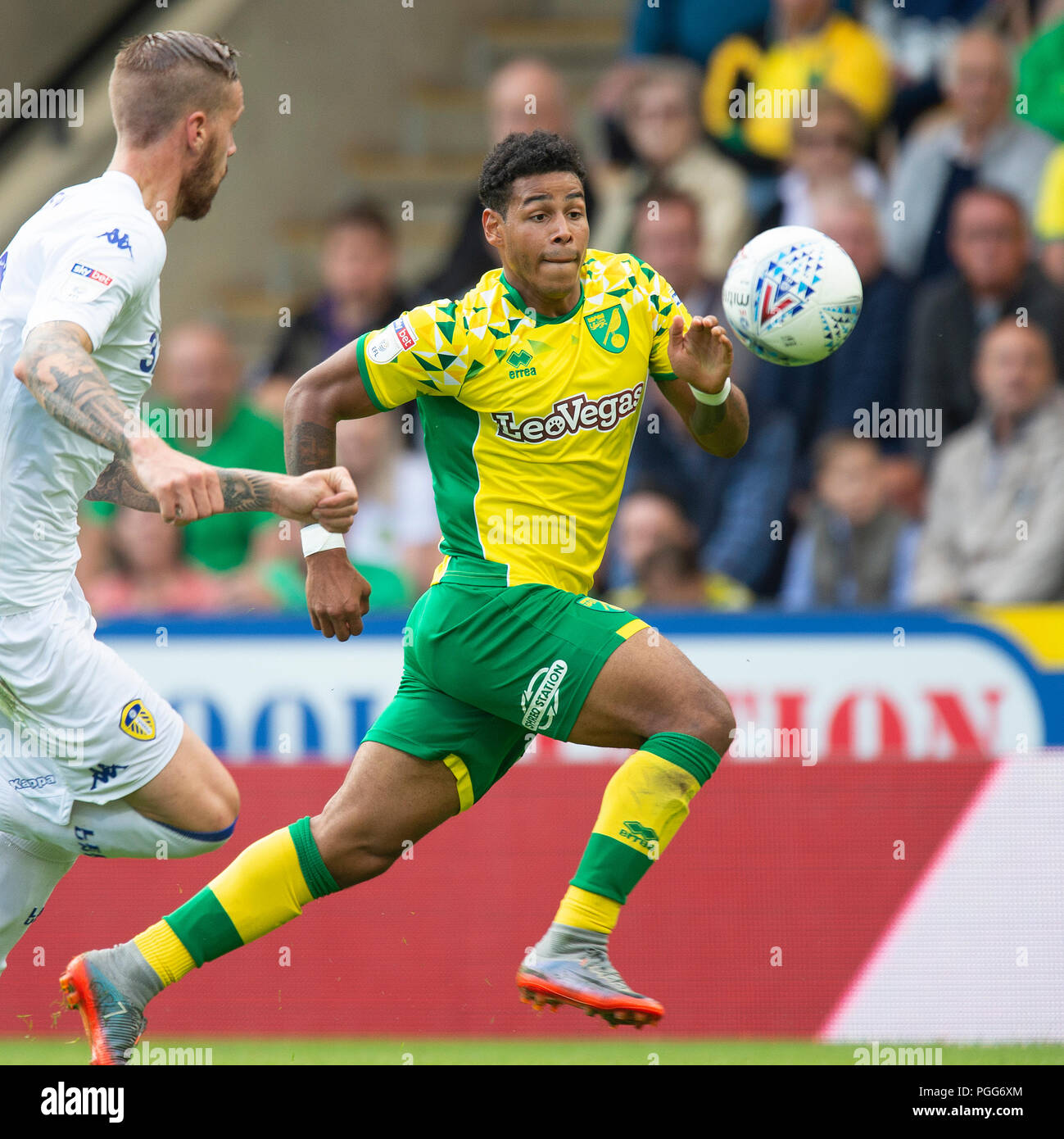 Onel Hernandez during the Sky Bet Championship match at Carrow Road ...