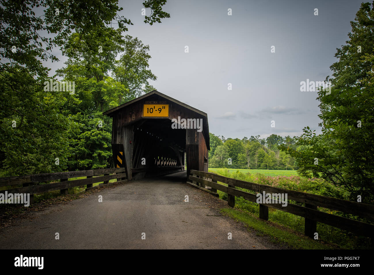 Netcher Road Covered Bridge High Resolution Stock Photography and ...