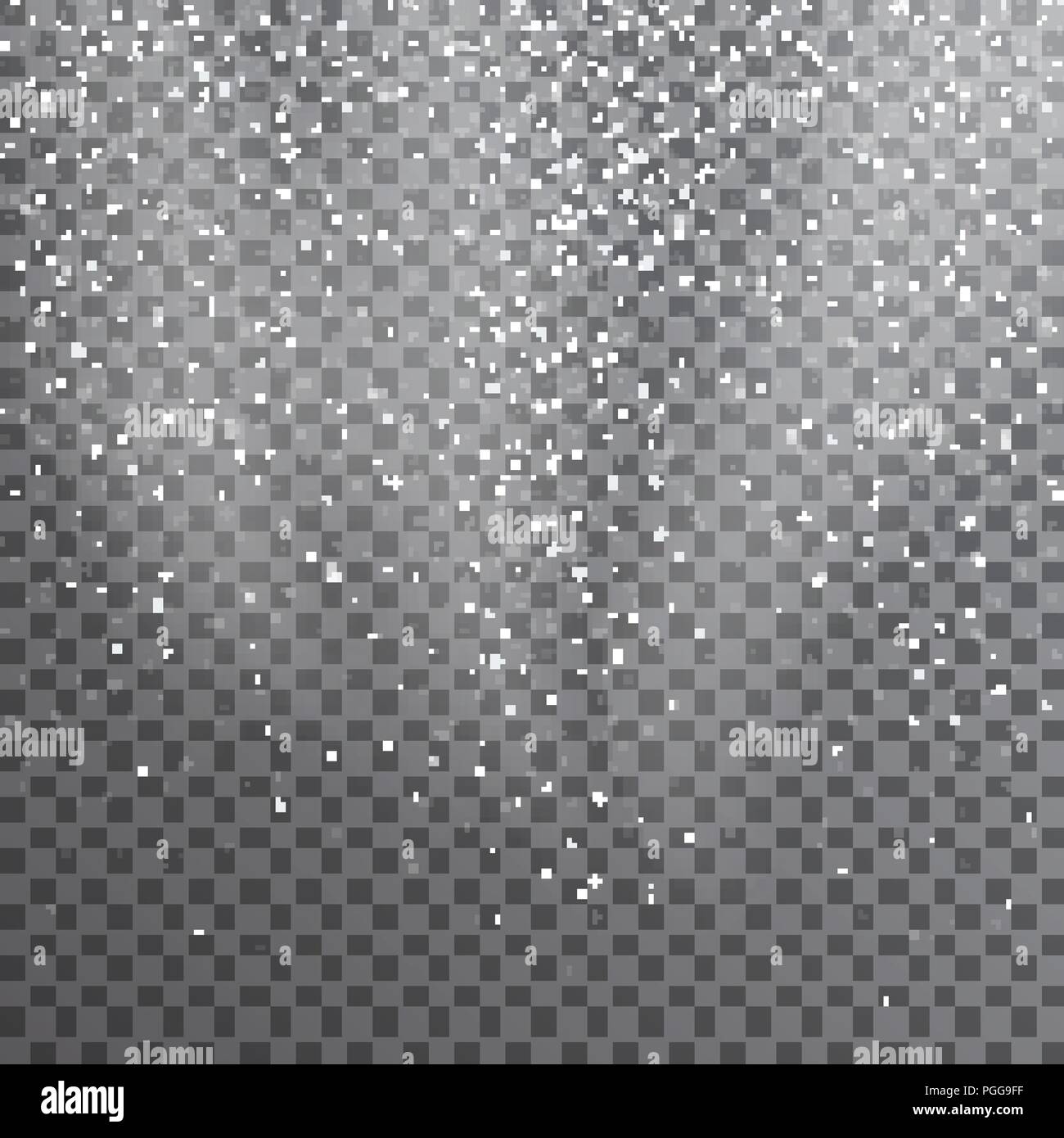 Snow. Vector transparent realistic snow background. Christmas and New ...