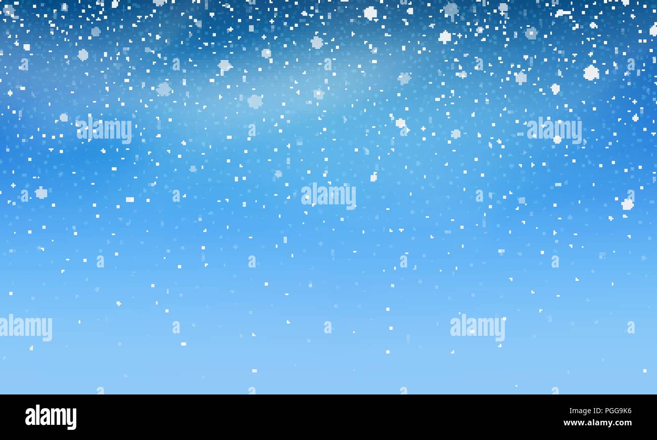 Snow. Vector transparent realistic snow background. Christmas and New ...