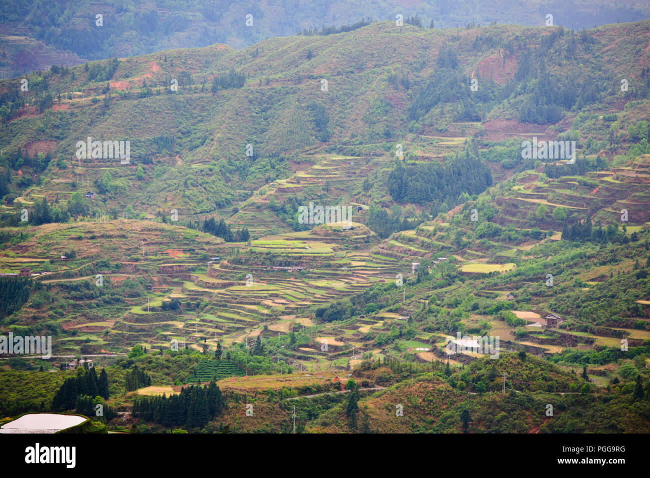 Tang an mountain village views hi-res stock photography and images - Alamy