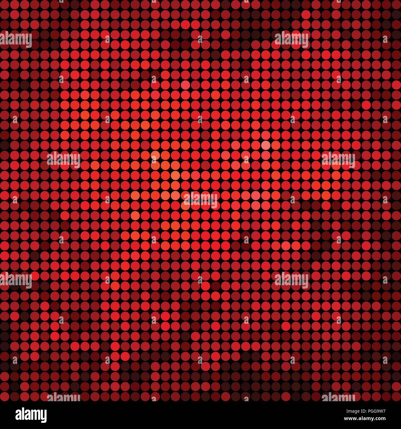 abstract vector colored round dots background - bright red Stock Vector ...