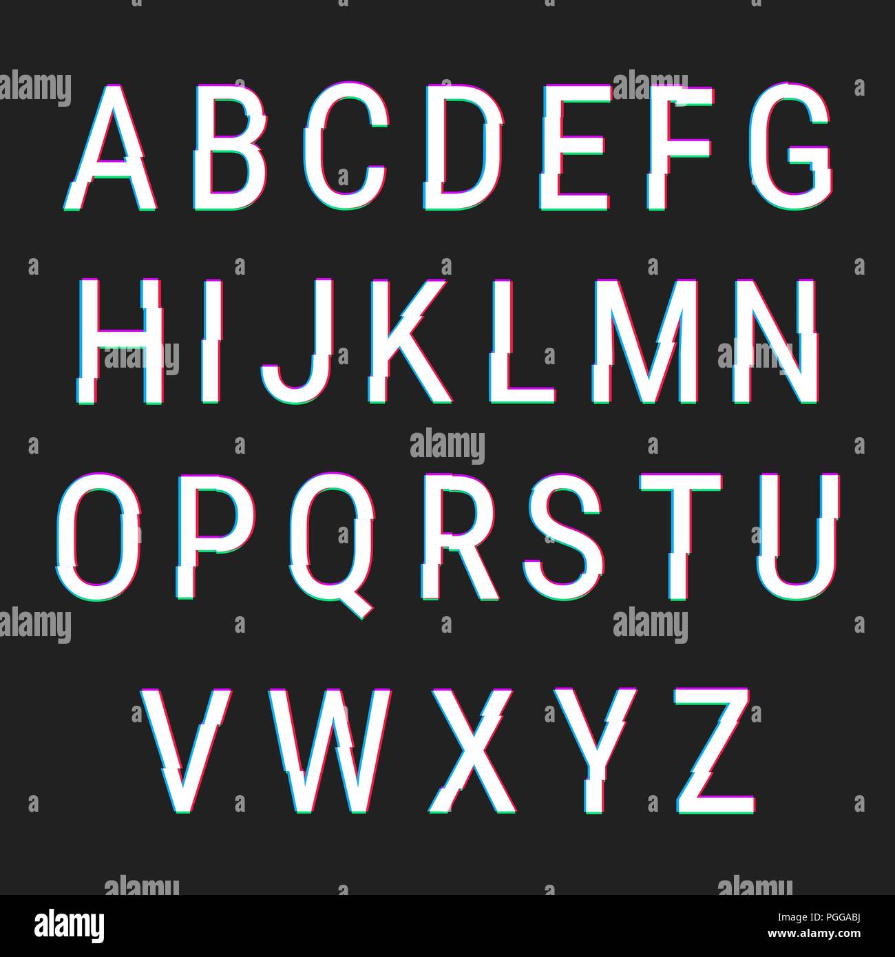 Chromatic distortion Stock Vector Images - Alamy