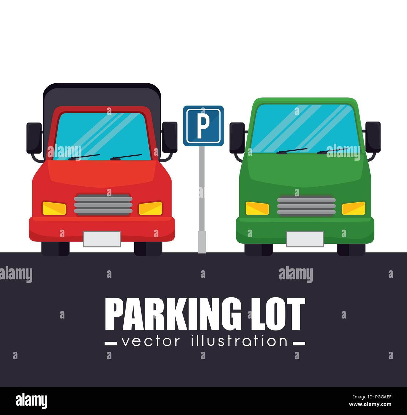 parking lot cars graphic Stock Vector Image & Art - Alamy