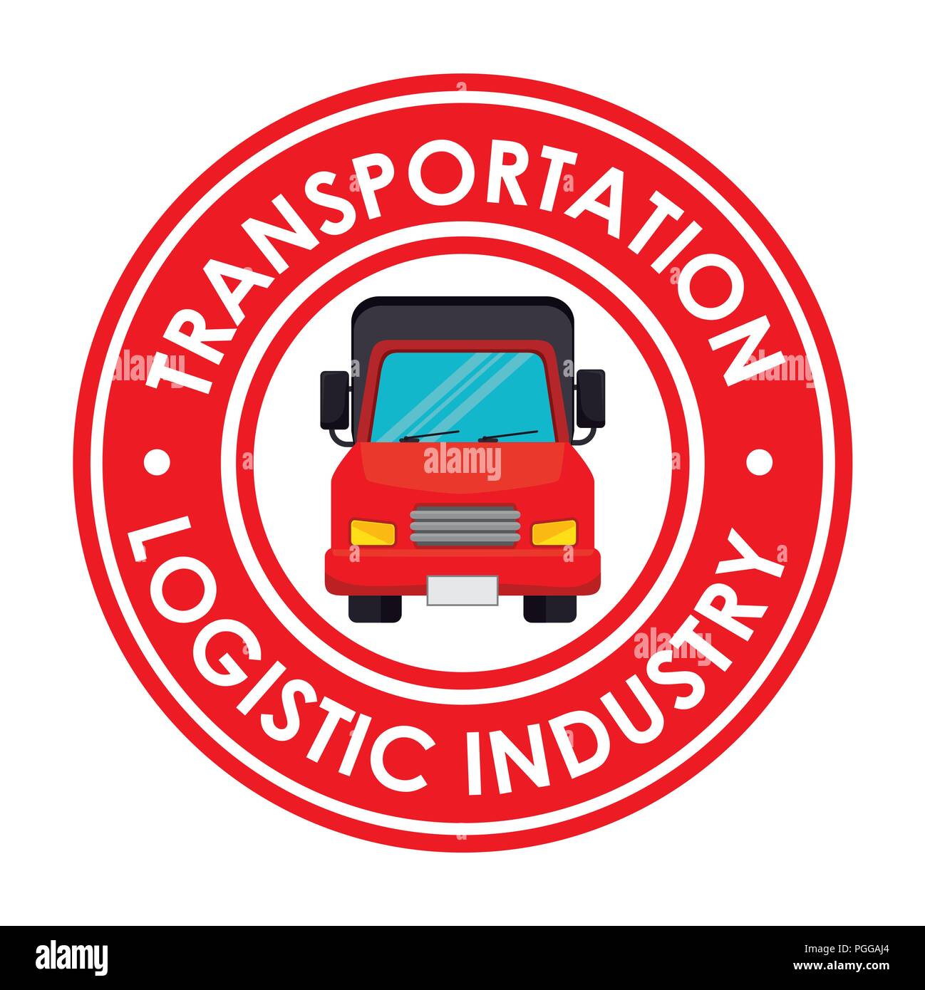 transportation logistic industry badge Stock Vector Image & Art - Alamy
