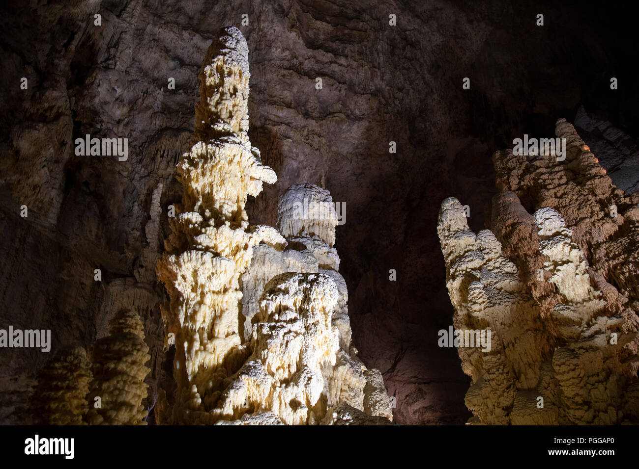 Frasassi Caves in Genga, Ancona, Italy. The Frasassi Caves, or Grotte ...