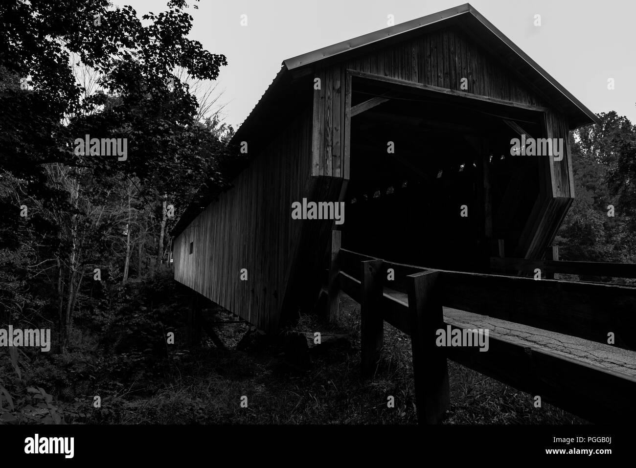 Netcher Road Covered Bridge High Resolution Stock Photography and ...