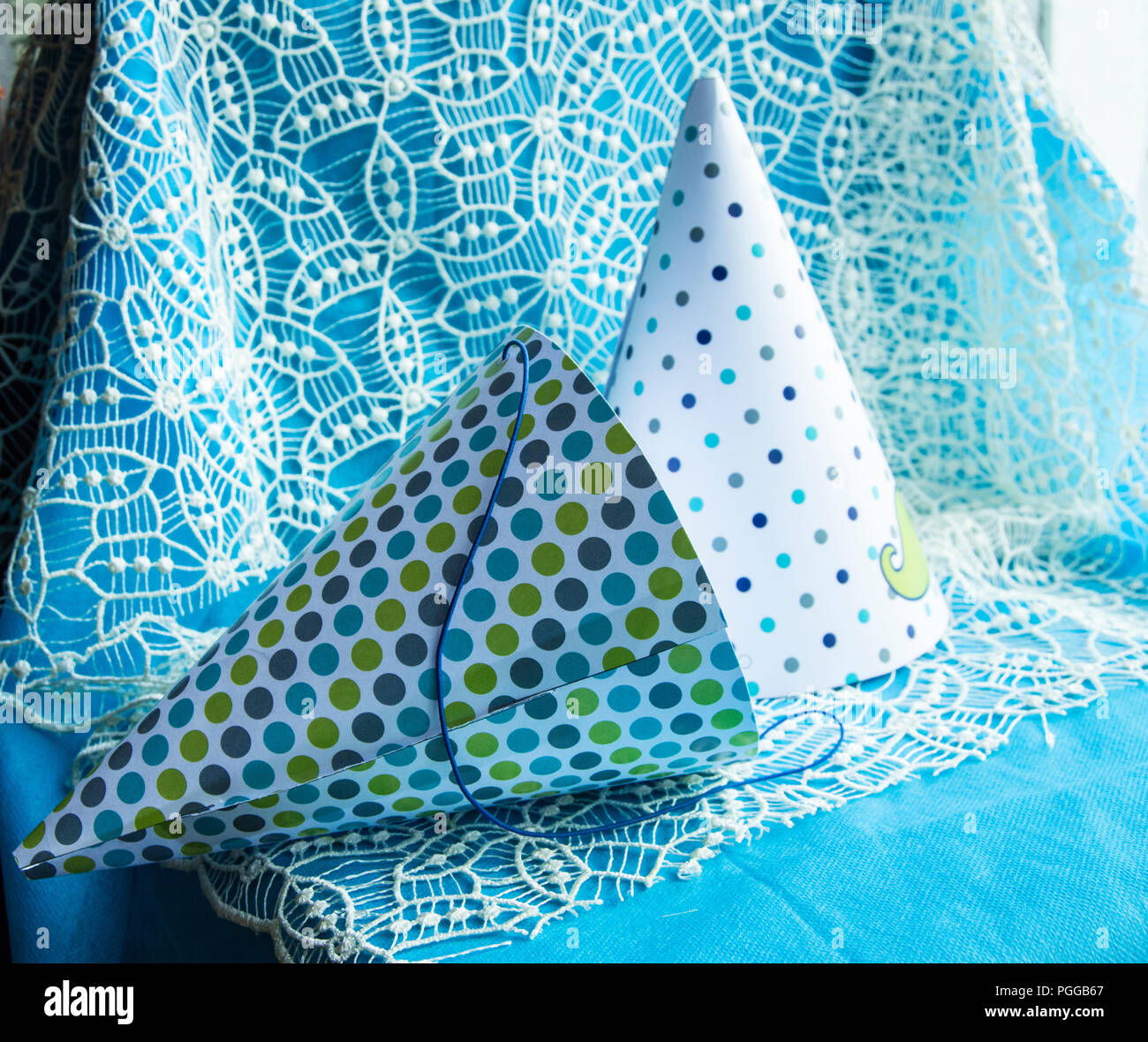 colorful party caps Stock Photo - Alamy