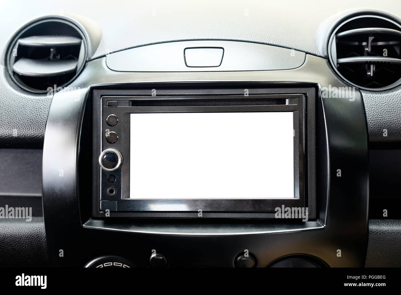 Mockup Smart multimedia touchscreen system for automobile Stock Photo ...