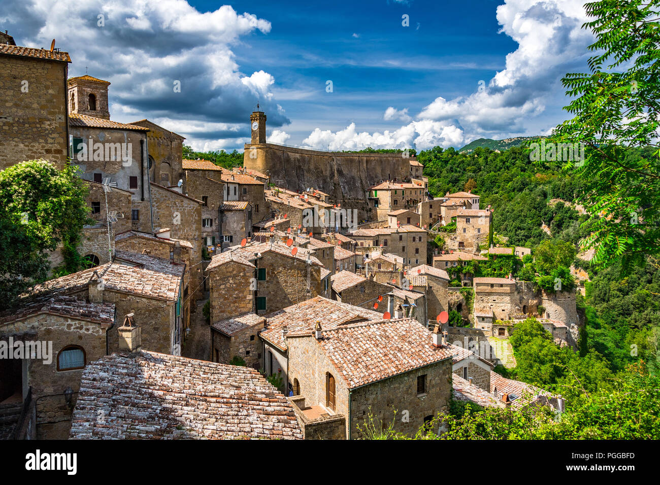 Sorano is a town in the province of Grosseto, southern Tuscany. It is ...