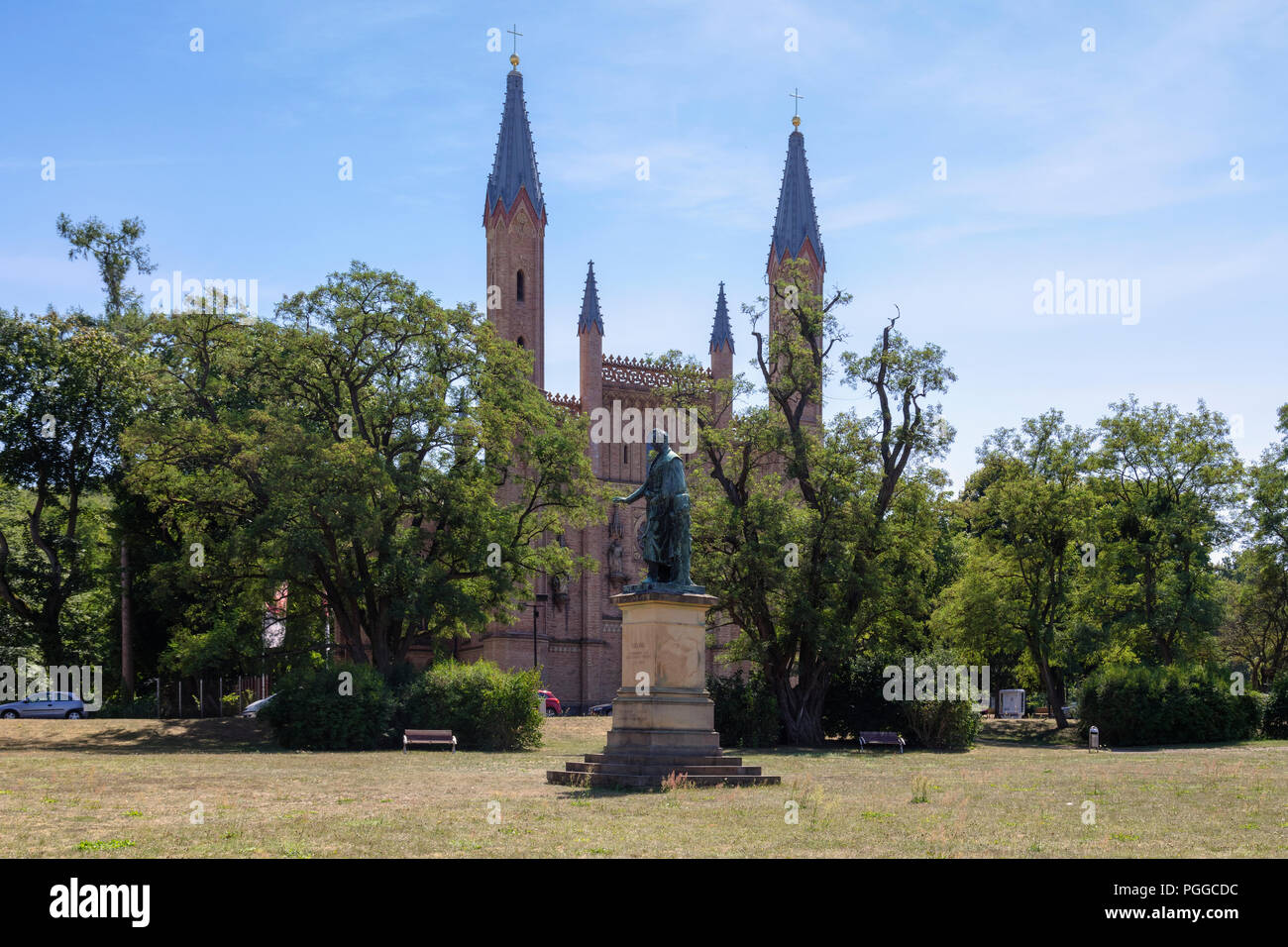 Castle church neustrelitz mecklenburg western pomerania hi-res stock ...