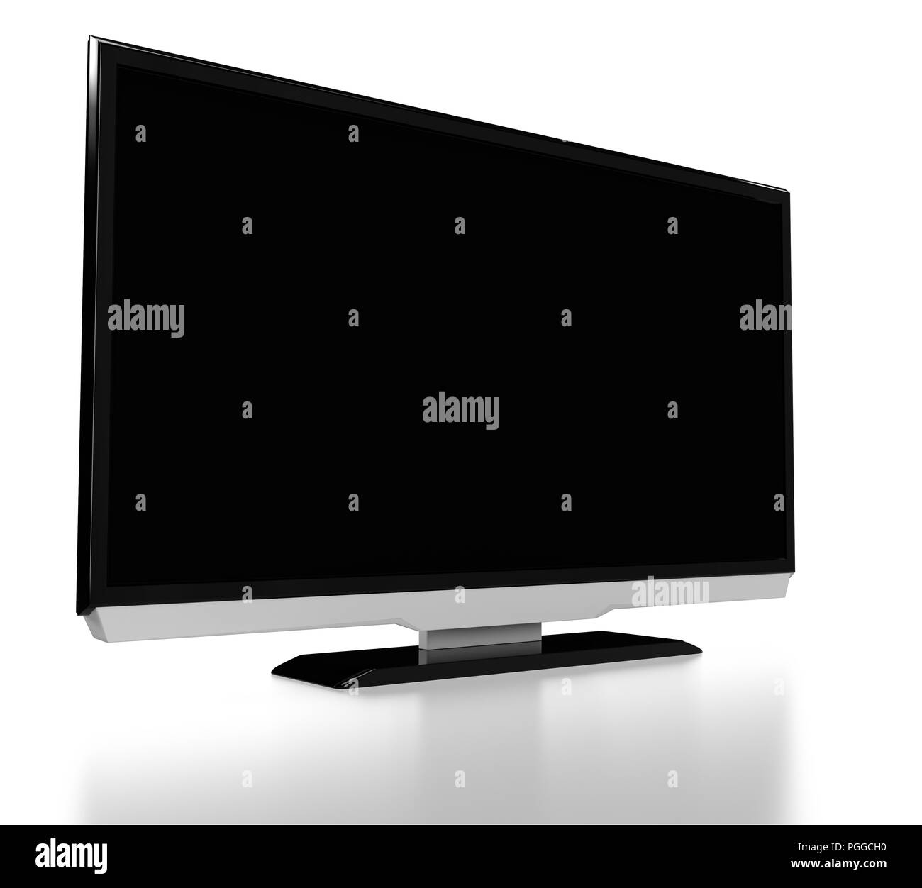 LED tv on white background. 3D rendering Stock Photo - Alamy