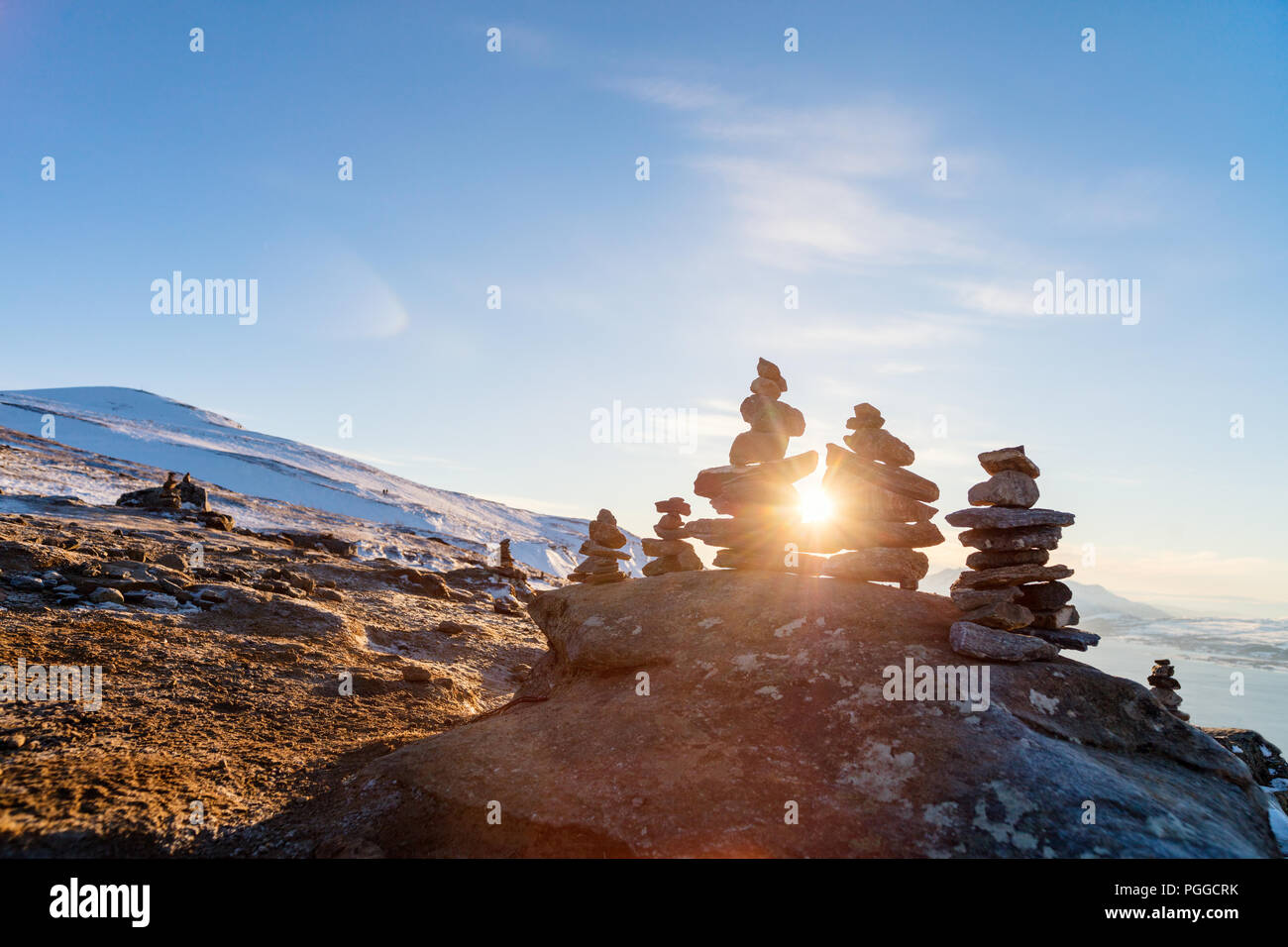 Stacked up volcanic stones hi-res stock photography and images - Alamy