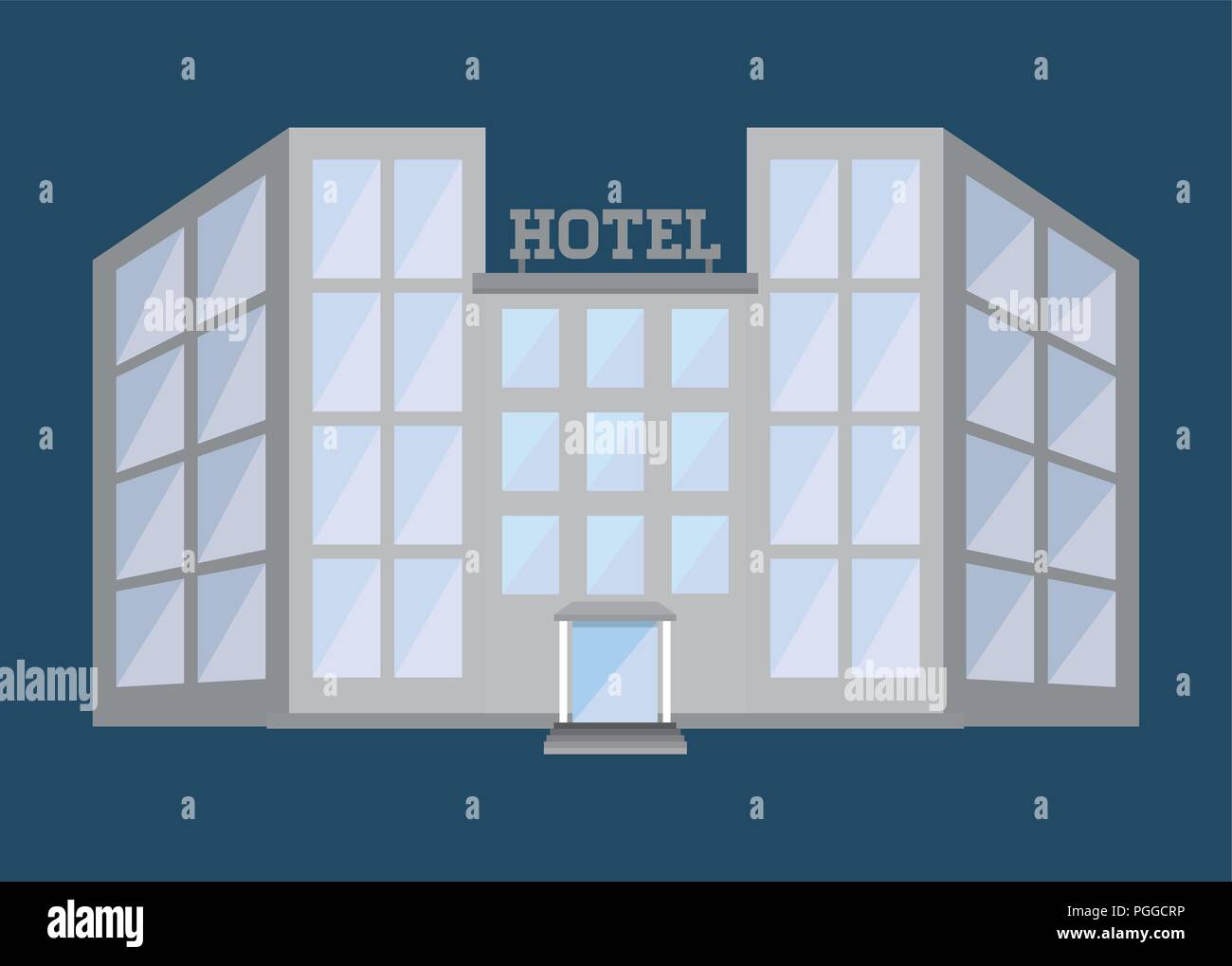 Office lobby windows Stock Vector Images - Alamy