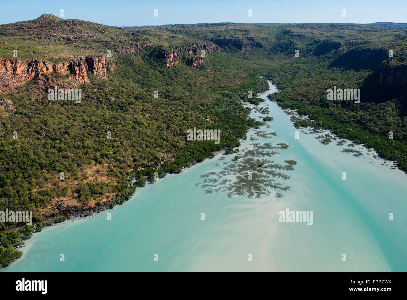 Australia, Western Australia, Kimberley, Hunter River Region. Mitchell ...