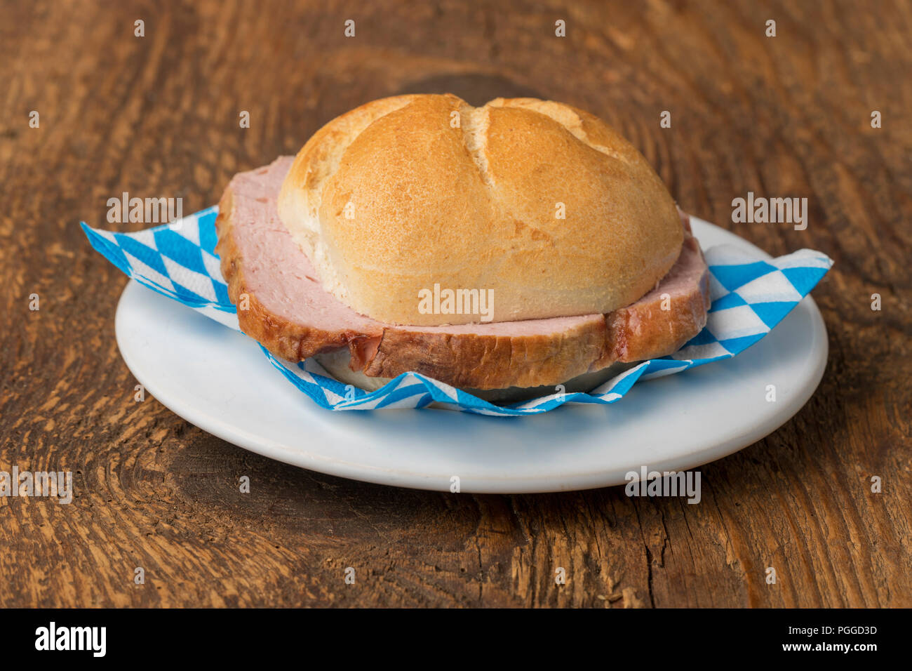 Leberkase semmel hi-res stock photography and images - Alamy