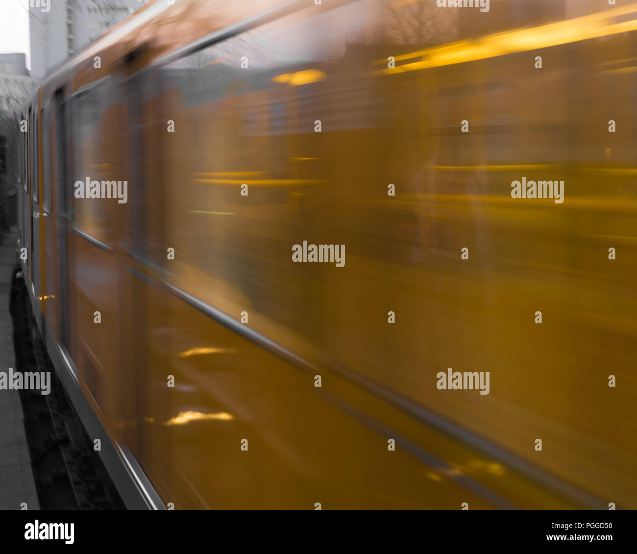 Subway in rain berlin hi-res stock photography and images - Alamy