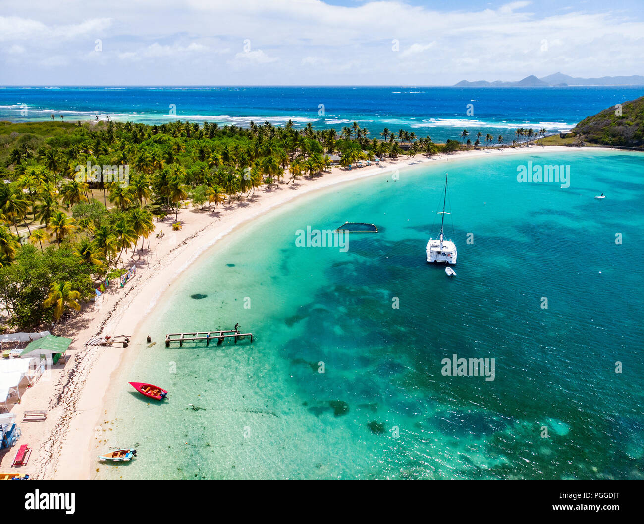 Mayreau island in grenadines caribbean hi-res stock photography and ...