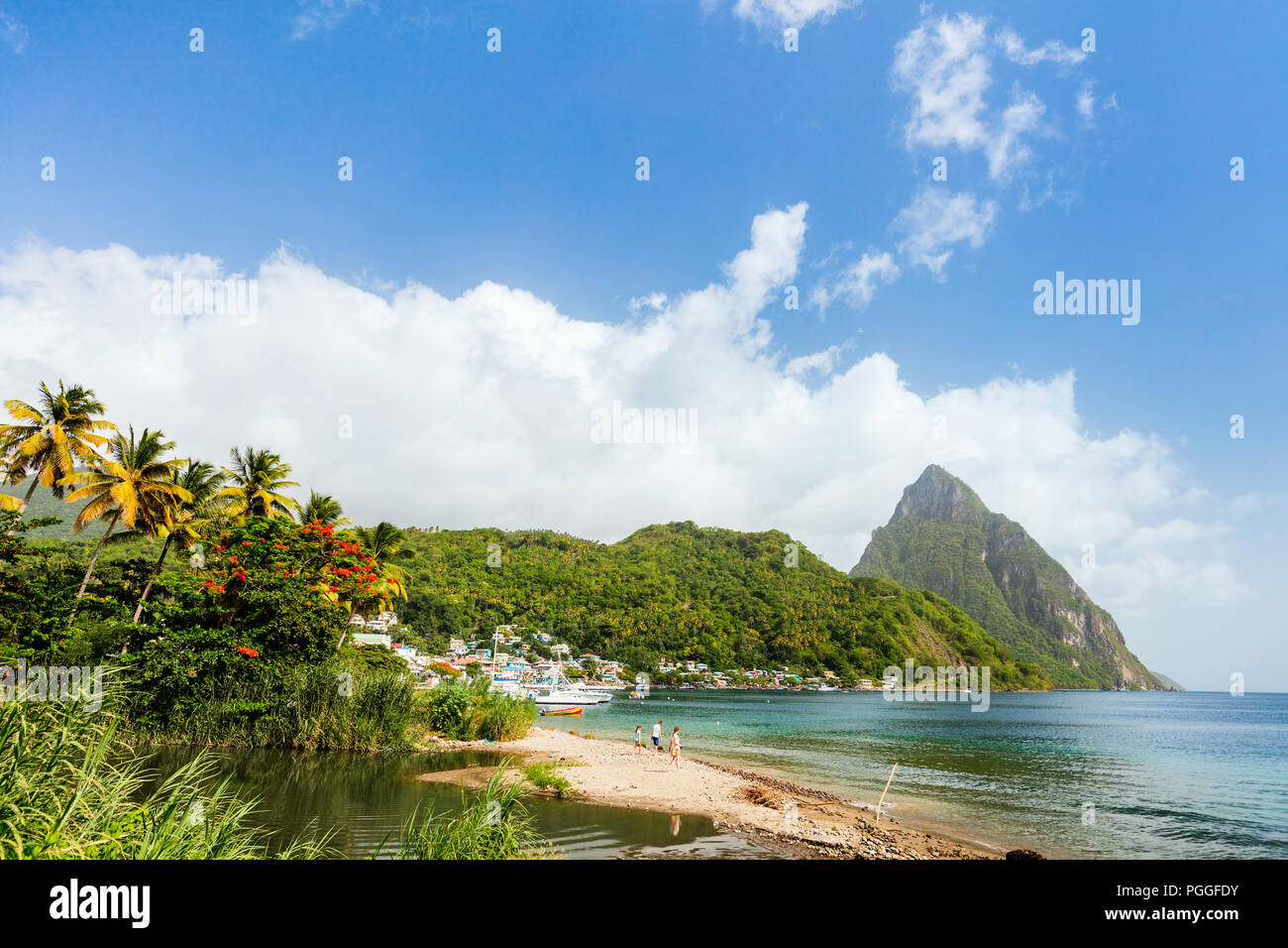 St lucia beach hi-res stock photography and images - Alamy